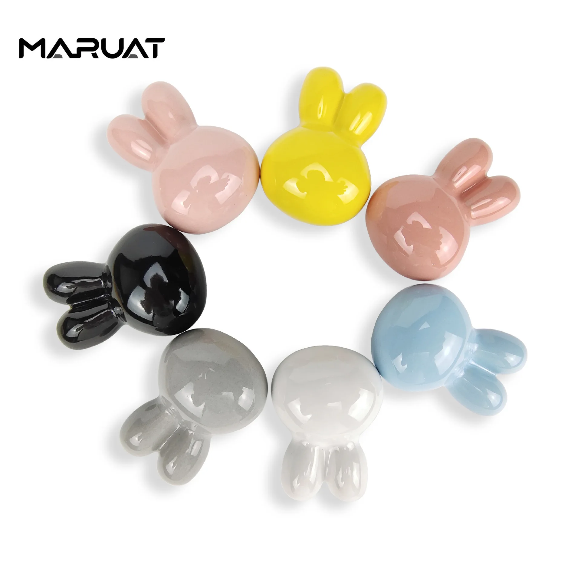 Cartoon-Drawer-Handles-Ceramic-Door-Knobs-for-Cabinet-Pink-Kid-Room ...