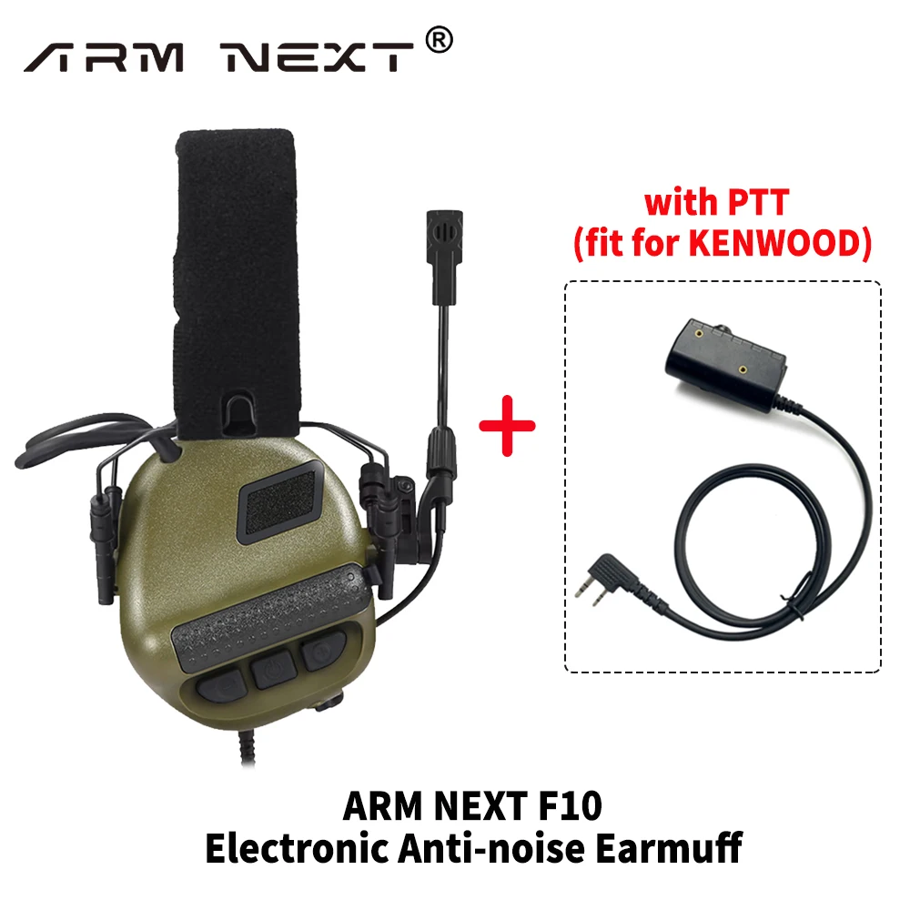 ARM-NEXT-Electronic-Tactical-Communication-Headphone-with-PTT-Adapter ...