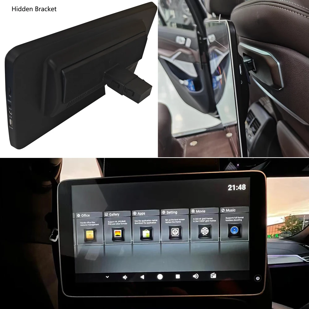 2024-New-Car-TV-Rear-Seat-Entertainment-Screen-WIFI-4K-Video-Android ...