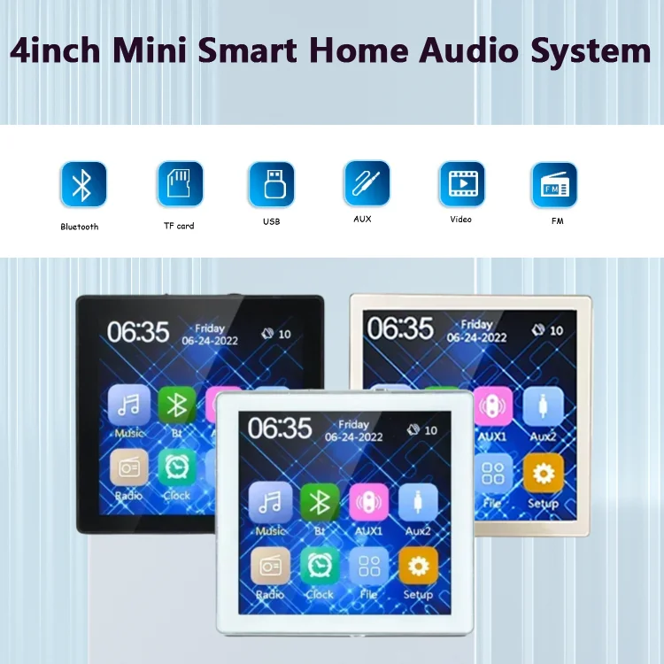 4inch-Mini-Smart-Home-Audio-System-Touch-Screen-Wireless-Bluetooth ...