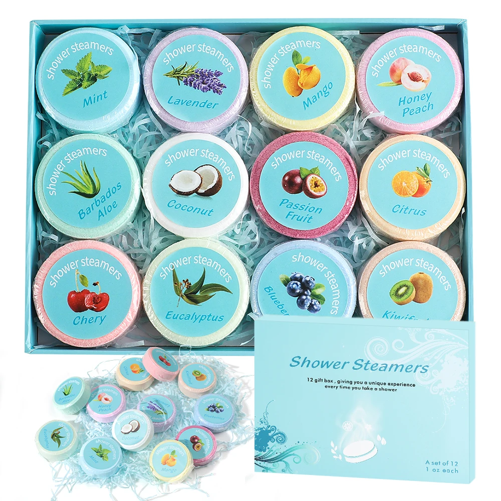 Shower-Steamers-Aromatherapy-12-Pack-Shower-Bombs-with-Essential-Oils ...