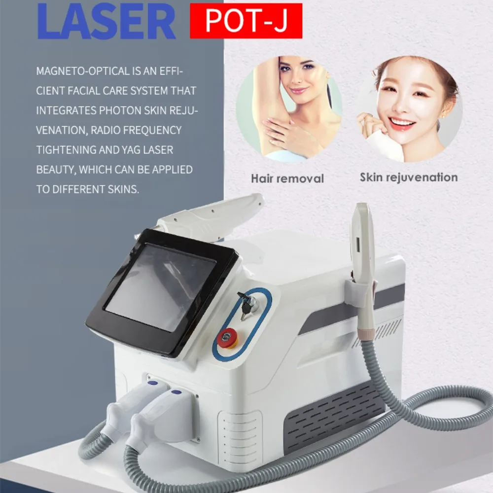 2023 New Portable 2 in 1 OPT IPL Hair Removal Machine + Picosecond ...