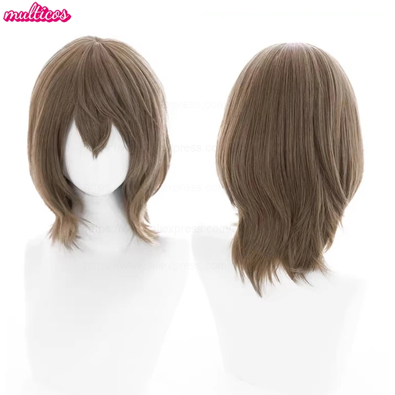 High Quality Game P5 Goro Akechi Cosplay Wig 38cm Brown Crow Heat ...