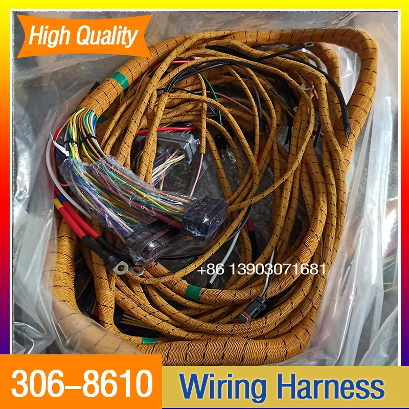 E320D-Excavator-Wire-Harness-C6-4-Engine-Harness-320D-External-Wiring ...