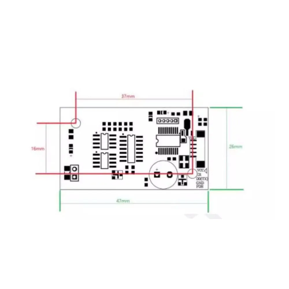 Módulo De Leitura Taidacent Leitor Pcb De Frequência Dupla 125khz 13 ...