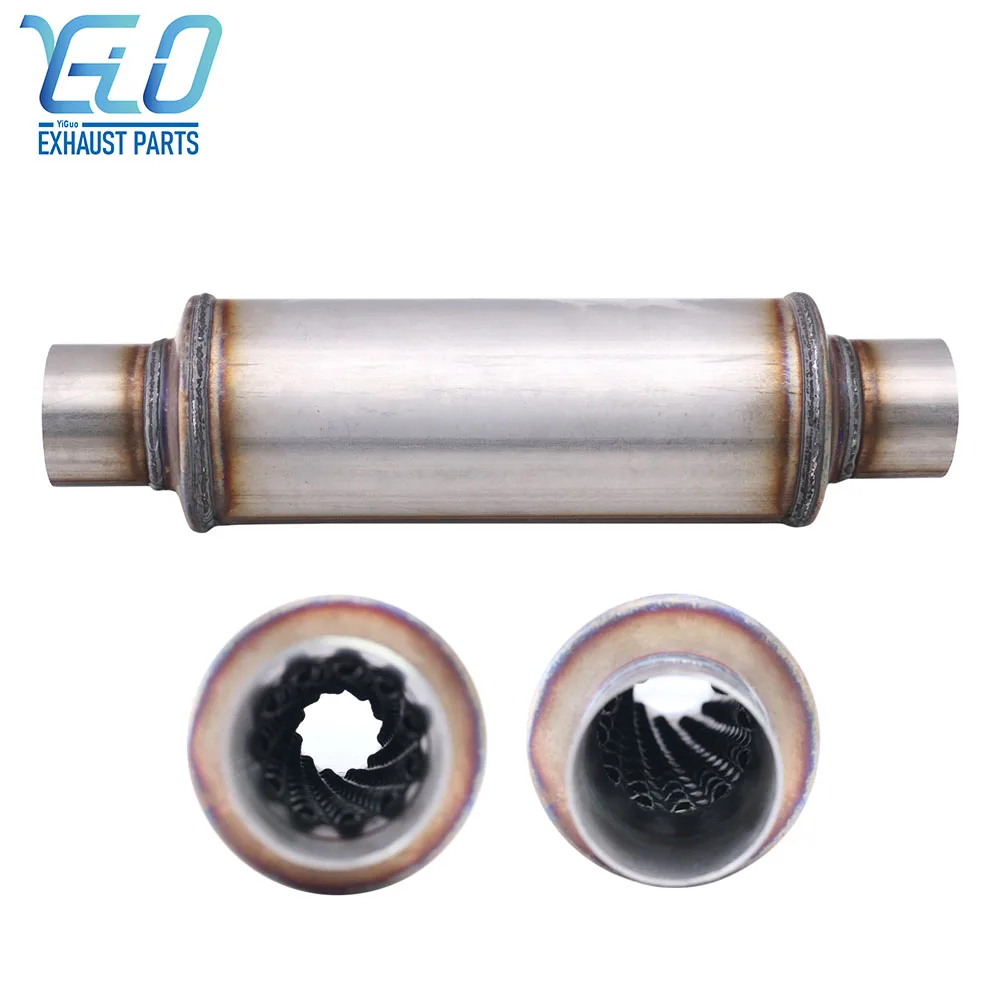 exhaust muffler Resonator 63mm car modified threaded inner tube for ...