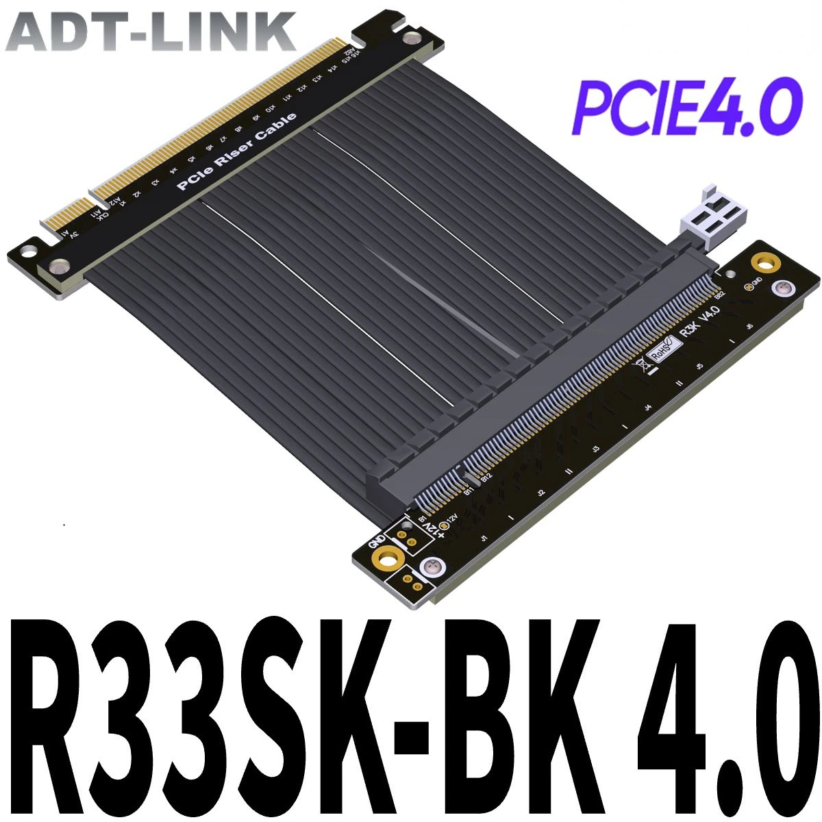 Brand-New-Graphics-Video-Card-Extension-Cable-PCI-e-4-0-3-0-x16-Double ...