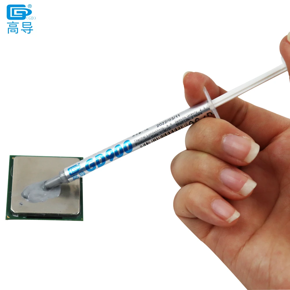 Net Weight 1/3/7/15/30 Grams Syringe Packaging GD900 Thermal Conductive ...