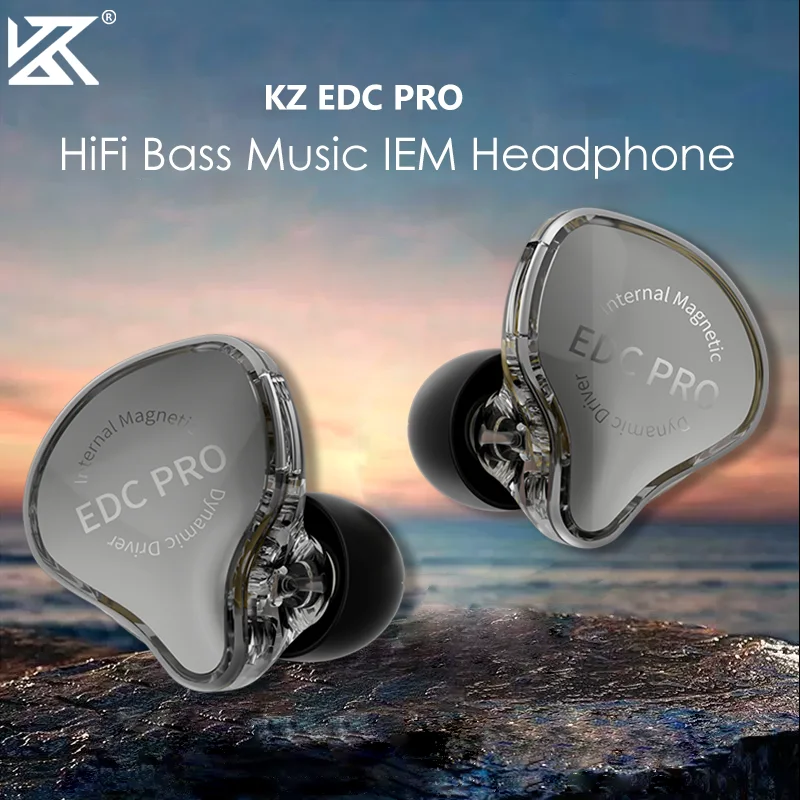 KZ-EDC-PRO-IEM-Earphones-Dynamic-Driver-Wired-Earphones-Bass-in-Ear ...