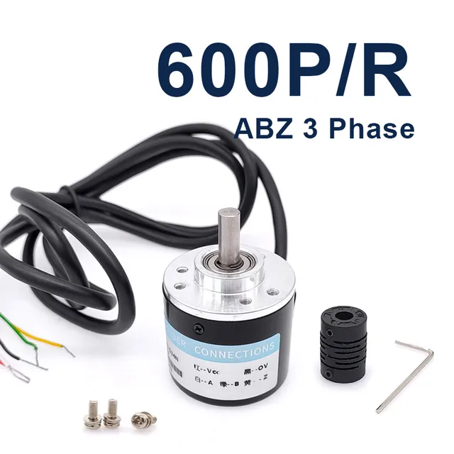 38S6G5-Z Rotary Incremental Encoder 50 100 200 360 400 500 1000P/R ...