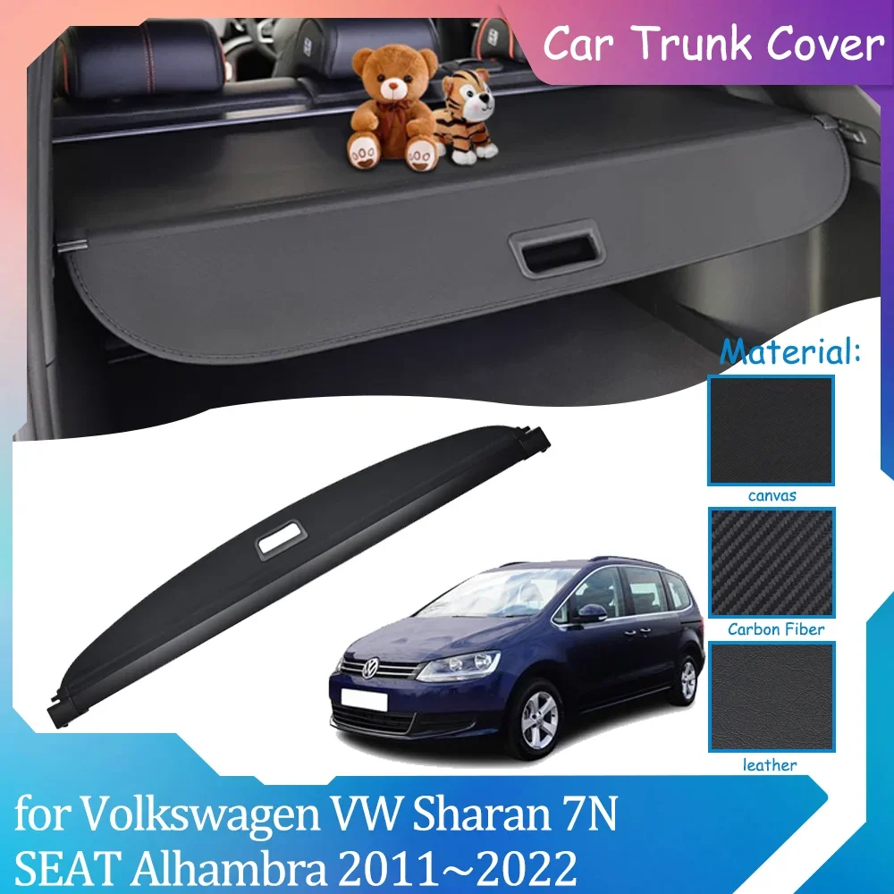 Car Trunk Covers for Volkswagen VW Sharan 7N SEAT Alhambra 2011~2022 ...