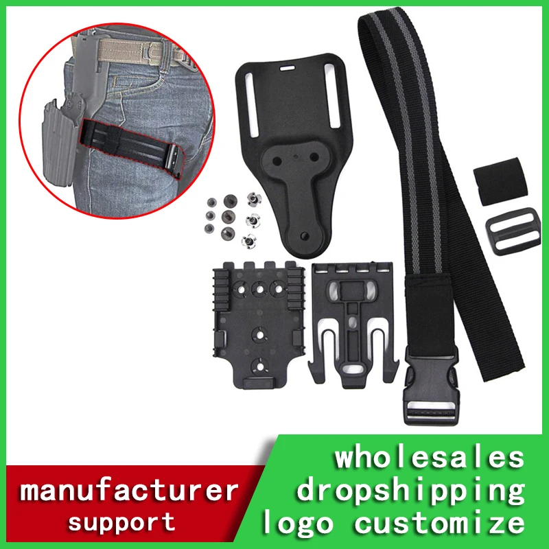 Anti-slip-Elastic-Holster-Strap-Drop-Leg-Holster-Thigh-Strap-QLS-19-22 ...
