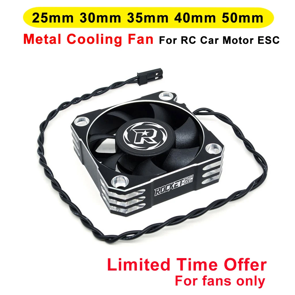 Cooling Fan Rc Motor | 50mm Rc Cooling Fan | 40mm Rc Cooling Fan | Rc Car Fan Cooling - Parts ...
