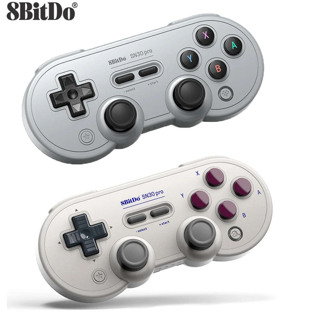 Controle 8bitdo sn30 pro gb/sn, controle de videogame bluetooth para ...