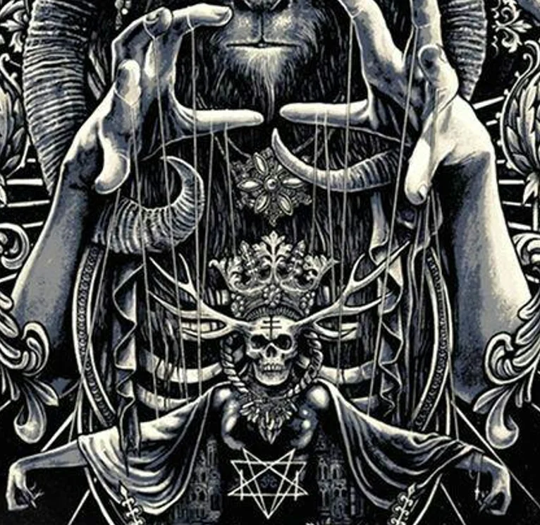 Baphomet Back Tattoo
