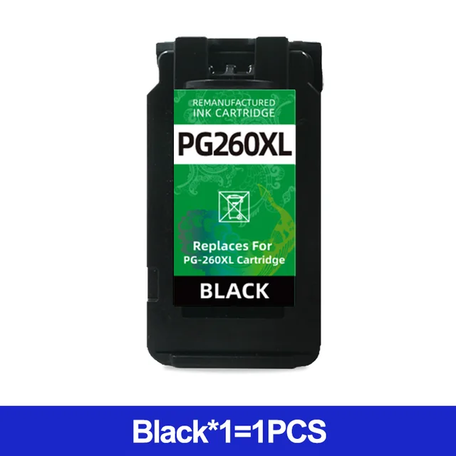 A+1 PG260 PG-260 PG 260 XL CL261 CL-261 260XL Remanufactured Ink ...