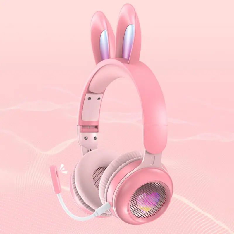 Wireless-RGB-Rabbit-Ears-Headset-com-microfone-m-sica-bonito ...