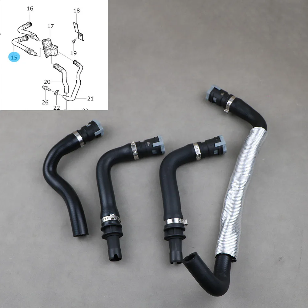 31439965-30636954-HVAC-Heater-Hose-30636952-30794656-For-Volvo-C30-C70 ...