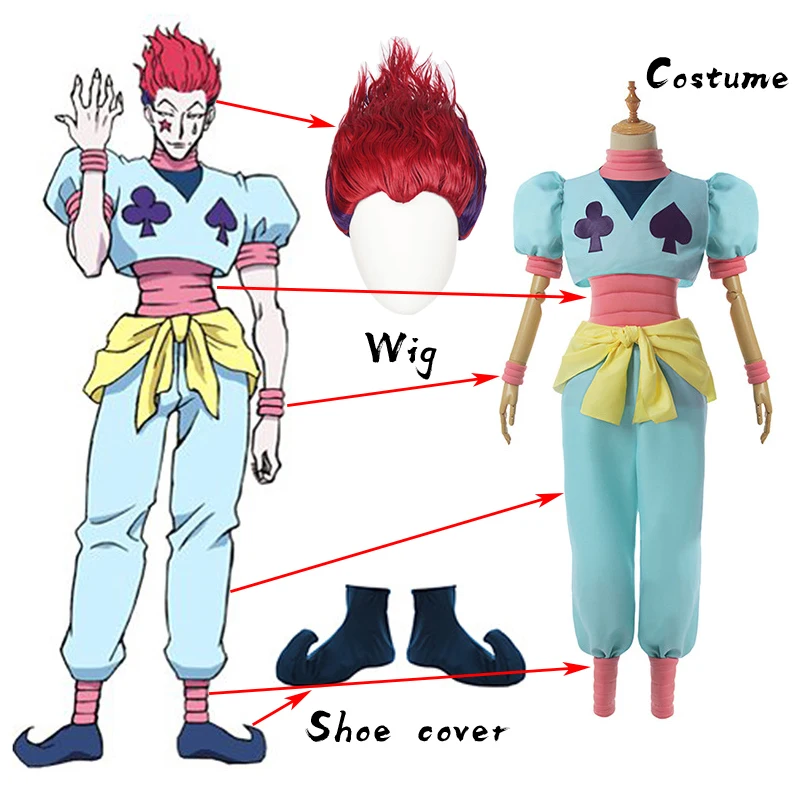 Anime-HUNTER-HUNTER-Hisoka-Cosplay-Costume-Halloween-Christmas-Party ...