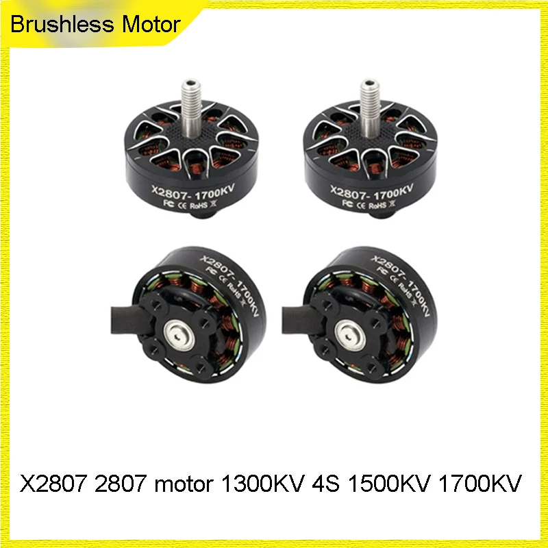 X2807 2807 motor 1300KV 4S 1500KV 1700KV 6S brushless motor for FPV ...