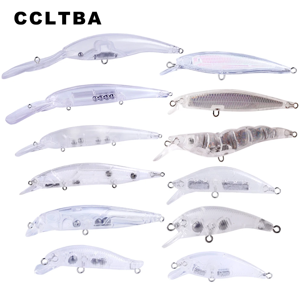 CCLTBA-5pcs-lot-Unpainted-Quality-Minnow-Baits-Hard-Fishing-Lures ...