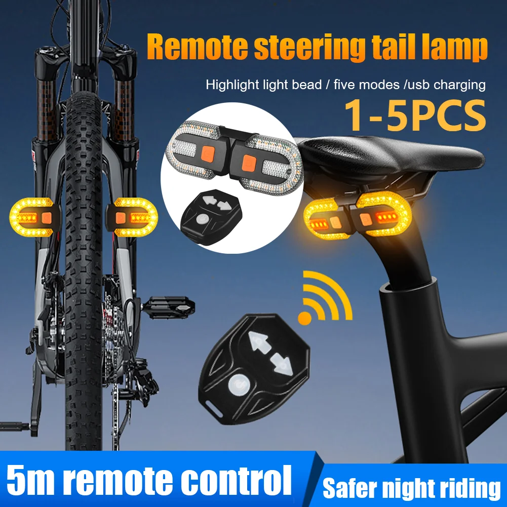 1-5PCS-Bicycle-Light-Safety-Warning-Bike-Lights-Back-Rear-Light-Bike ...