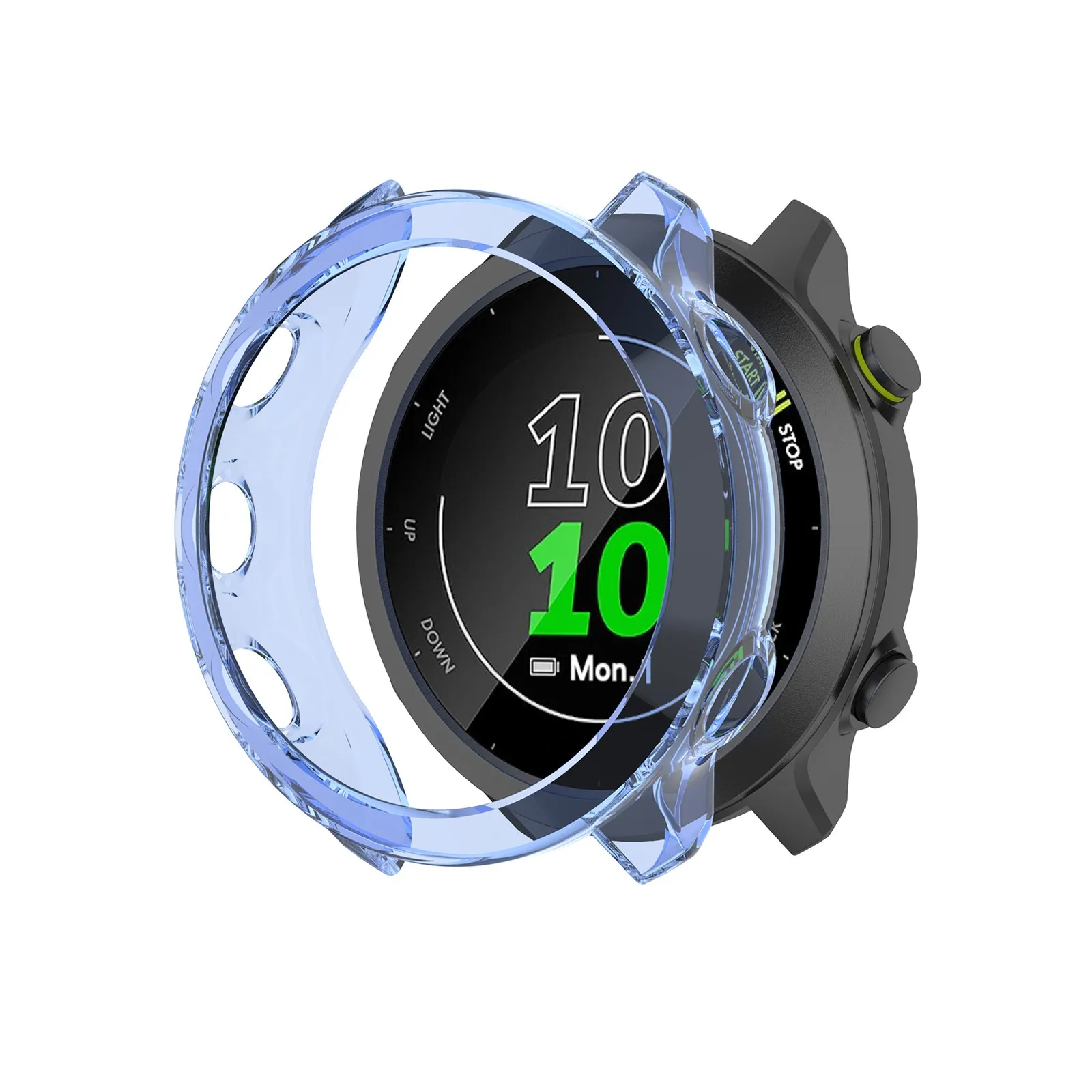 For Garmin Forerunner 55 / 158 Silicone Bracelet Watch Band Tpu ...