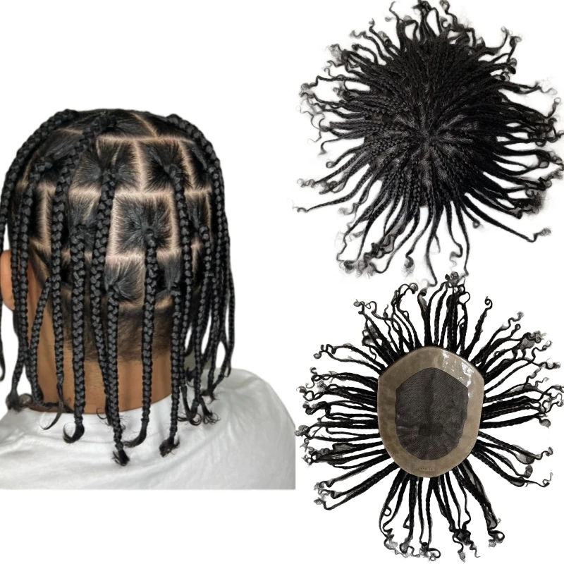 Brazilian-Virgin-Human-Hair-Systems-Box-Braids-Lace-with-PU-Perimeter ...