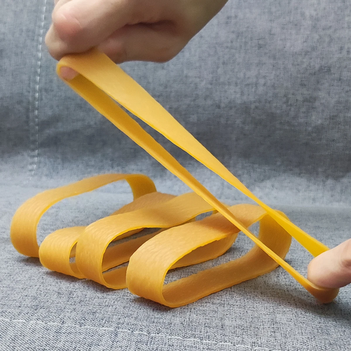 20Pcs-Yellow-High-Elastic-4-7-Inch-Rubber-Bands-Stretchable-Latex-Rings ...