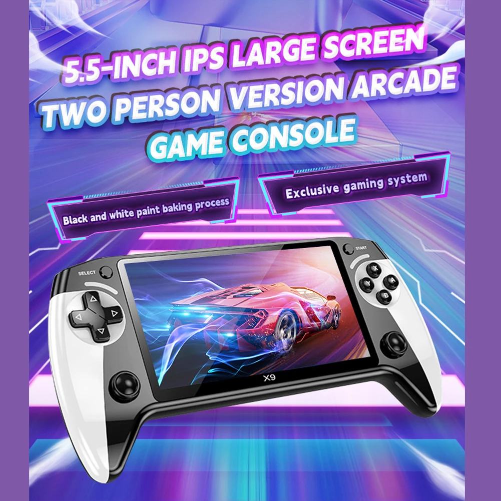 X9-Handheld-Game-Console-com-5-5in-Screen-Jogadores-Port-teis-de ...