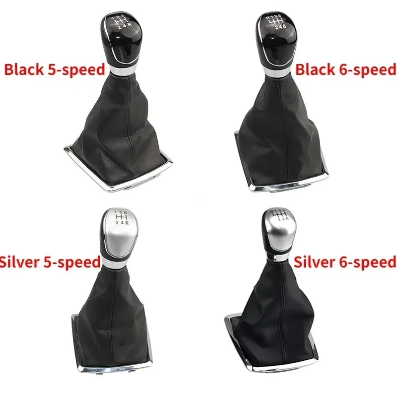 5-6-Speed-Gear-Shift-Knob-Lever-HandBall-Gaiter-Boot-Leather-Cover-for ...