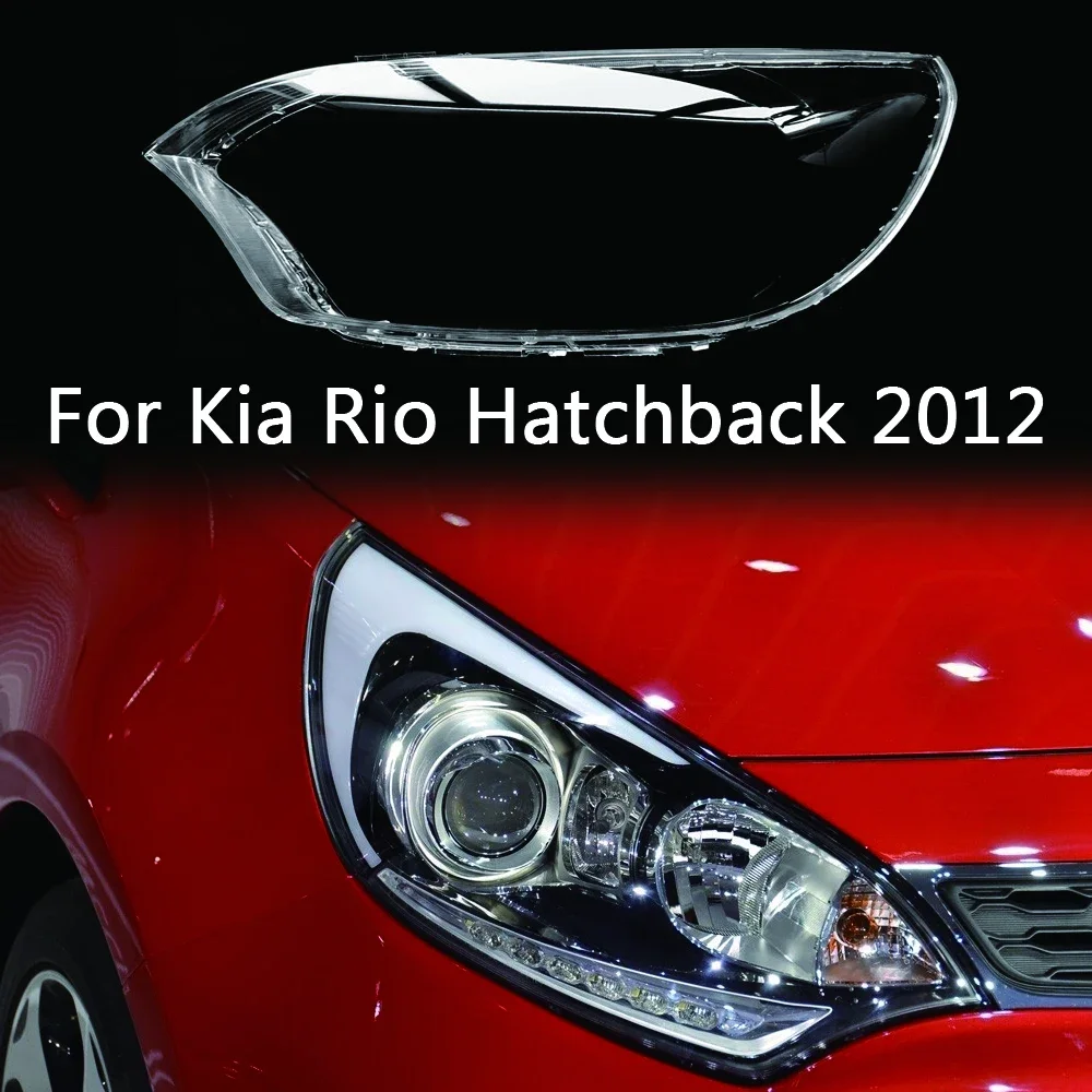 For-Kia-Rio-Hatchback-2012-Front-Headlamps-Cover-Transparent-Headlight ...
