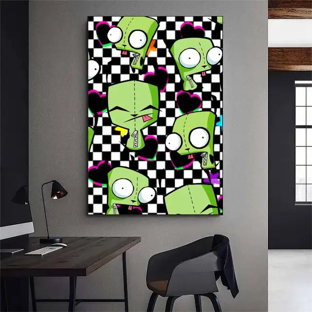 Invader Zim Cartoon POSTER Poster Prints Wall Pictures Living Room Home ...