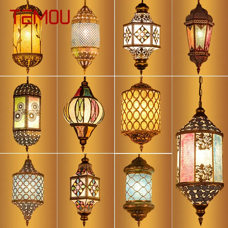 TEMOU-Modern-Thai-Pendant-LED-Lights-Southeast-Asian-Creative-Lantern ...