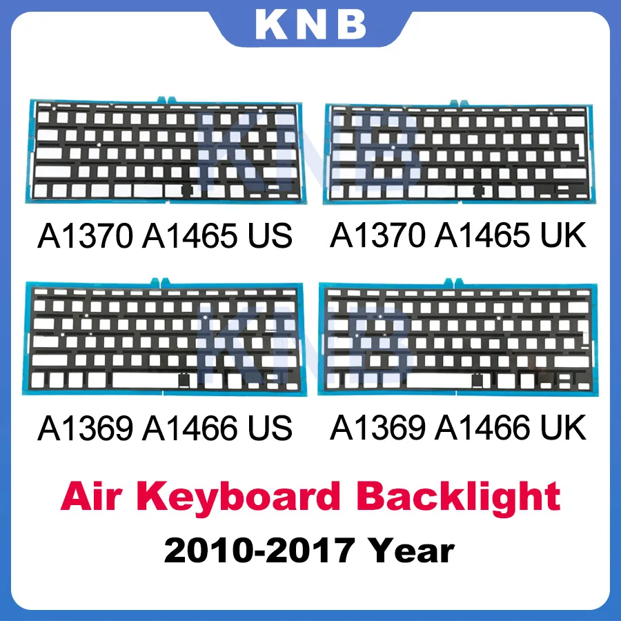 100% New Keyboard Backlight Layout Uk Us For 11" A1370 A1465 13" A1369 ...