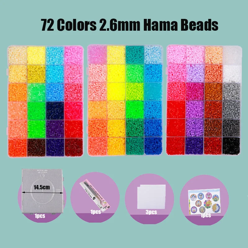 Hama Beads fuse perler Iron Beads Tool and template, juguete educativo ...