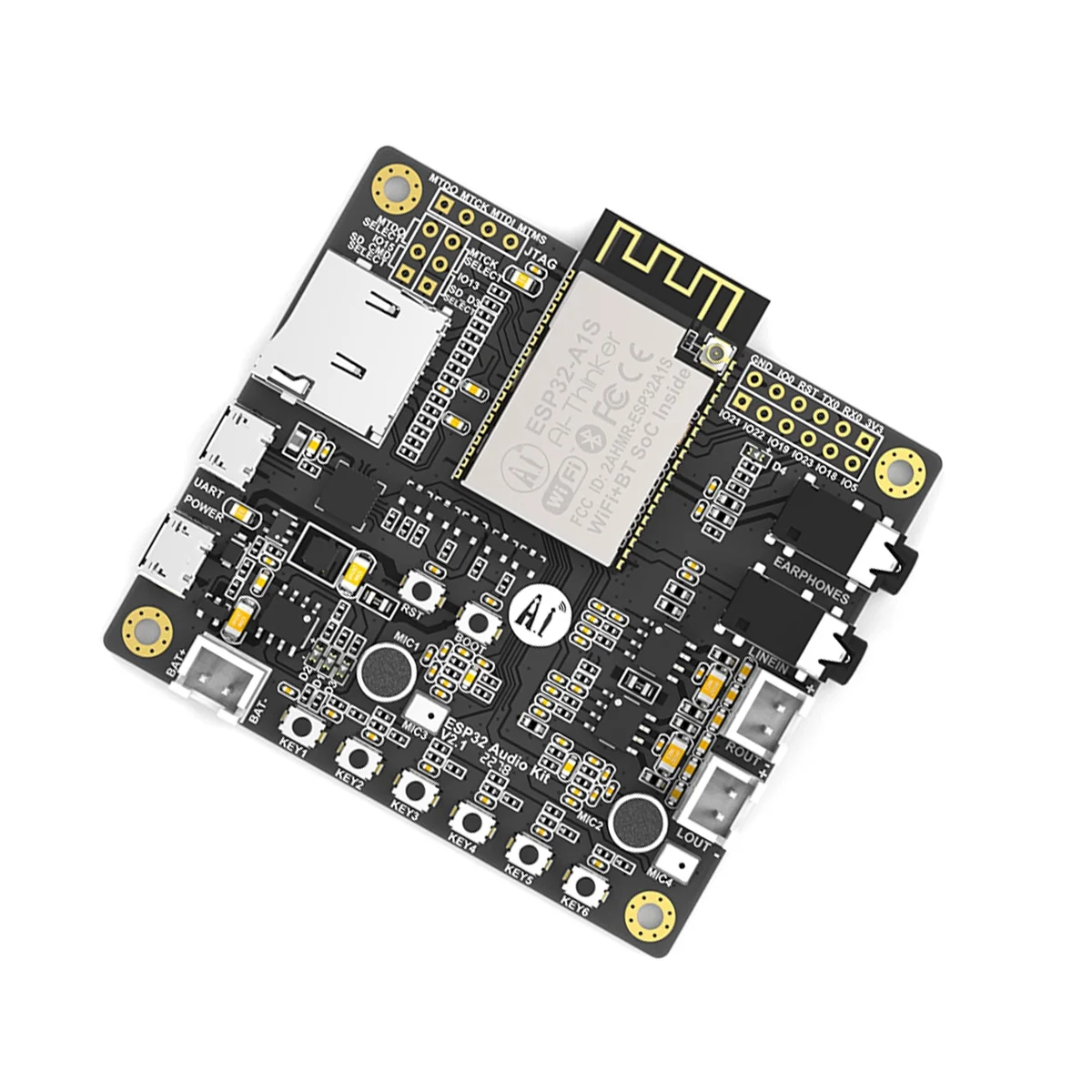 Esp32 Audio Kit Esp32 Audio Development Board Wireless Wifi Module Dual Core Esp32 A1s 8m Serial
