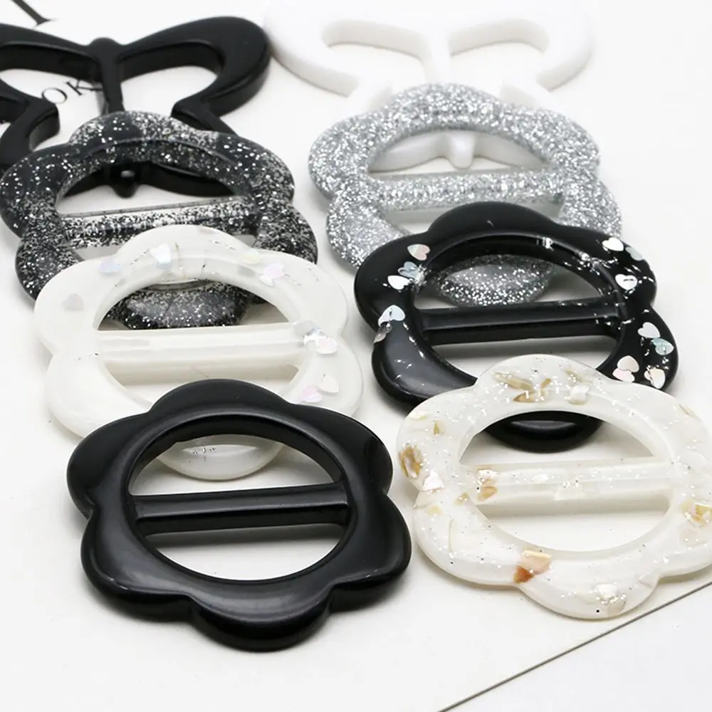 Simple-Scarf-Ring-Flower-Round-Clothes-Decoration-Garment-Accessories ...