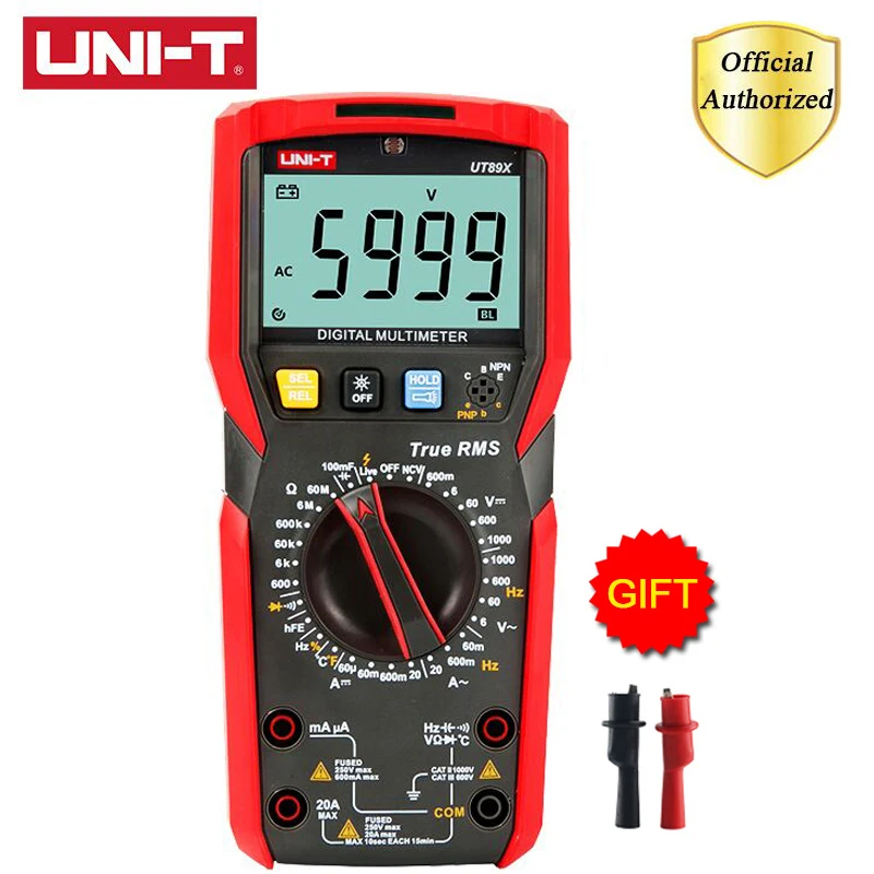 Uni Ut890c True Rms Digital Multimeter | Digital Multimeter Uni Ut89x ...