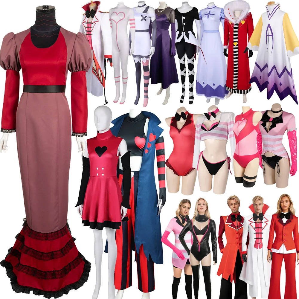 Lucifer-Cosplay-Costume-Alastor-Wigs-Anime-Rosie-Charlie-Dress-Angel ...