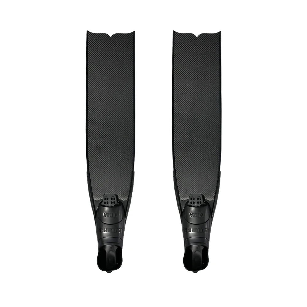 Professional-Comfort-Scuba-Freedive-Black-Long-Blade-Carbon-Fiber-Fins ...