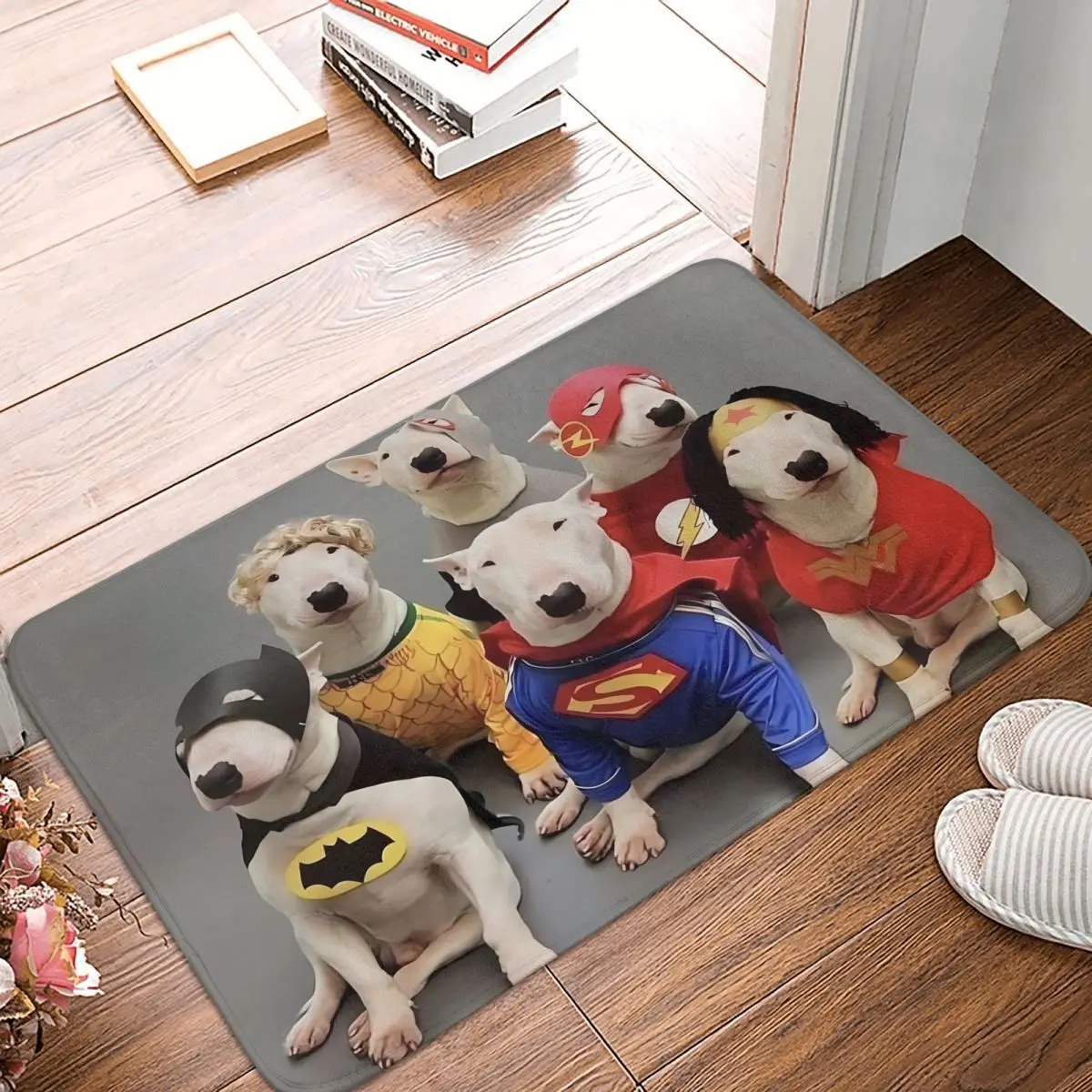 Bull-Terrier-Pet-Dog-Bath-Mat-Anti-Slip-Funny-Toilet-Mat-Quick-Drying ...