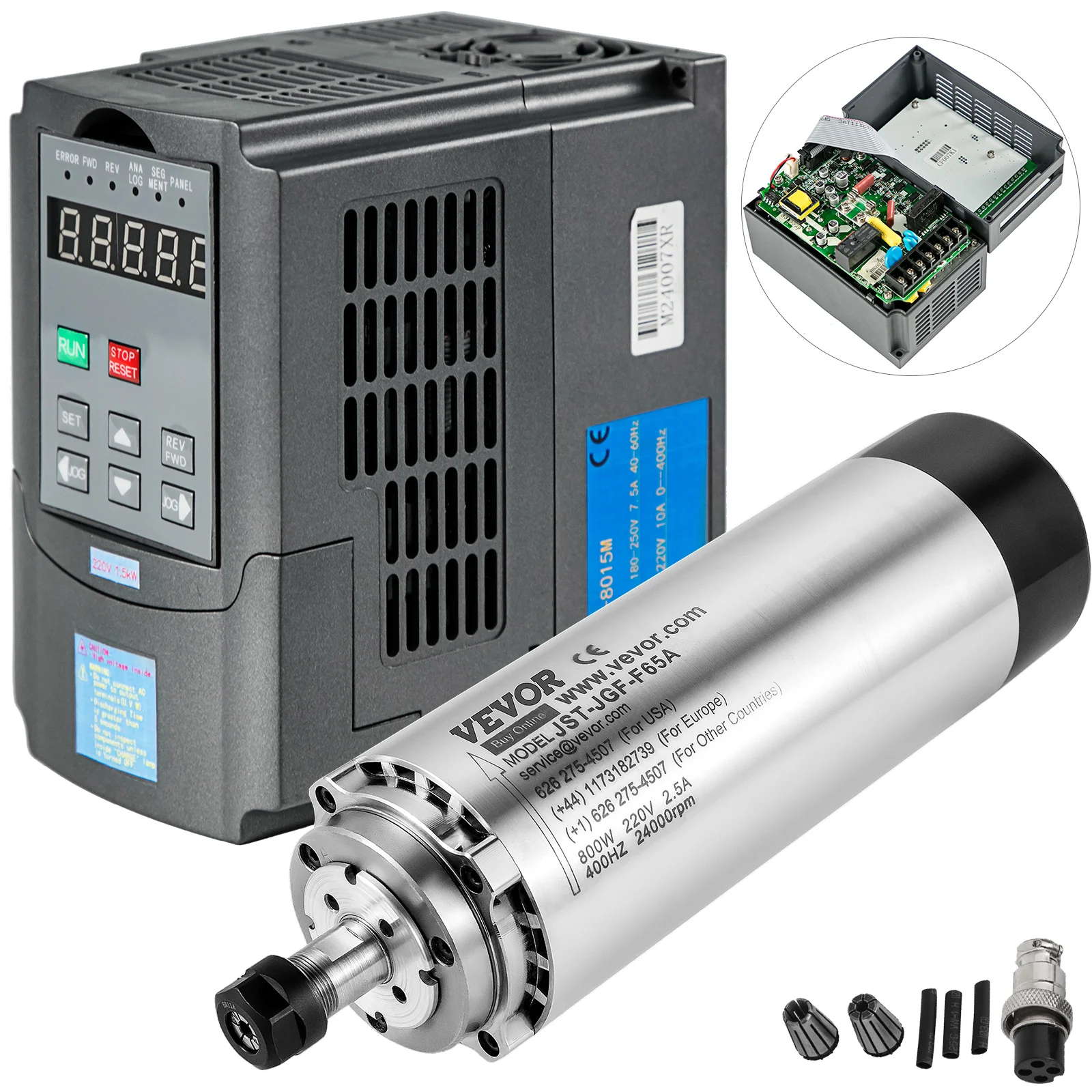 VEVOR-Spindle-Motor-CNC-Air-Cooled-Spindle-Motor-0-8KW-1-5KW-2-2KW-Air ...