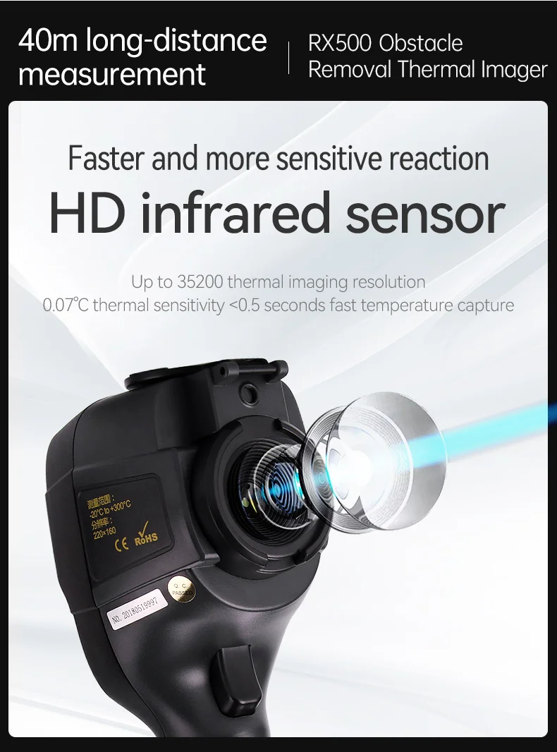 A-BF Infrared Thermal Imager RX-300 350 500 RX-Series PCB Circuit Floor Heating Pipe Detection ...