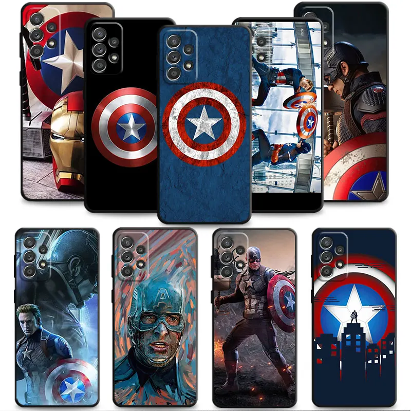 Marvel-Captain-America-Phone-Case-For-Samsung-Galaxy-A52-A12-A34-A54 ...