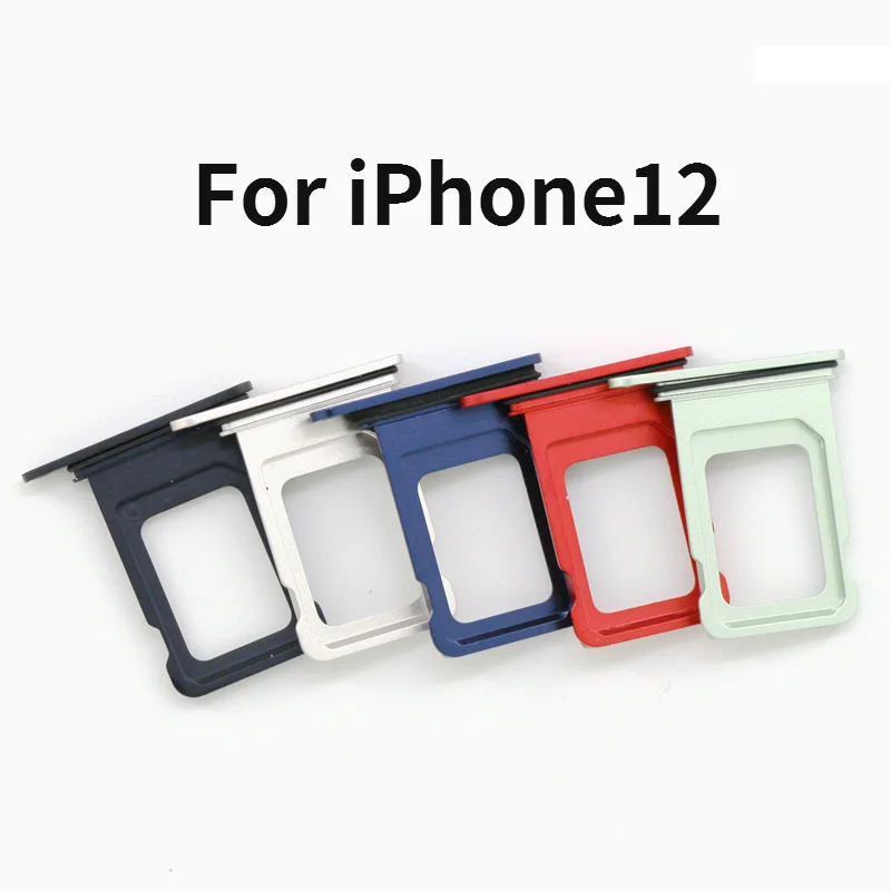 Dual Sim Card Holder For Apple Iphone 12 Iphone12 Simcard Slot Metal ...