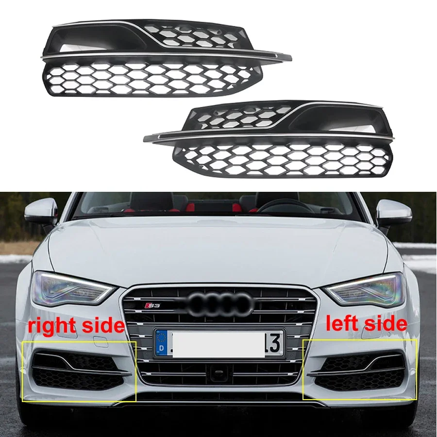 For-Audi-A3-Audi-S3-2014-2015-2016-2017-Car-Accessories-Honeycomb-Mesh ...