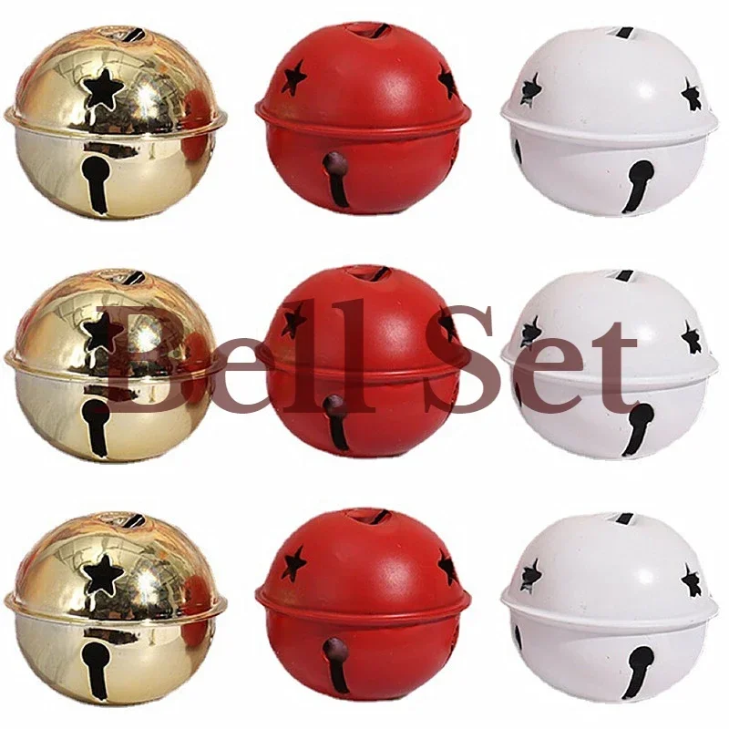 Big-Christmas-Jingle-Bells-Metal-Sleigh-Bells-Rustic-Craft-Bells-for ...