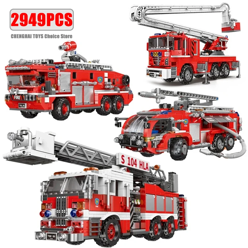 Simulation-City-Firefighter-Rescue-Engineering-Vehicle-Movable-Building ...