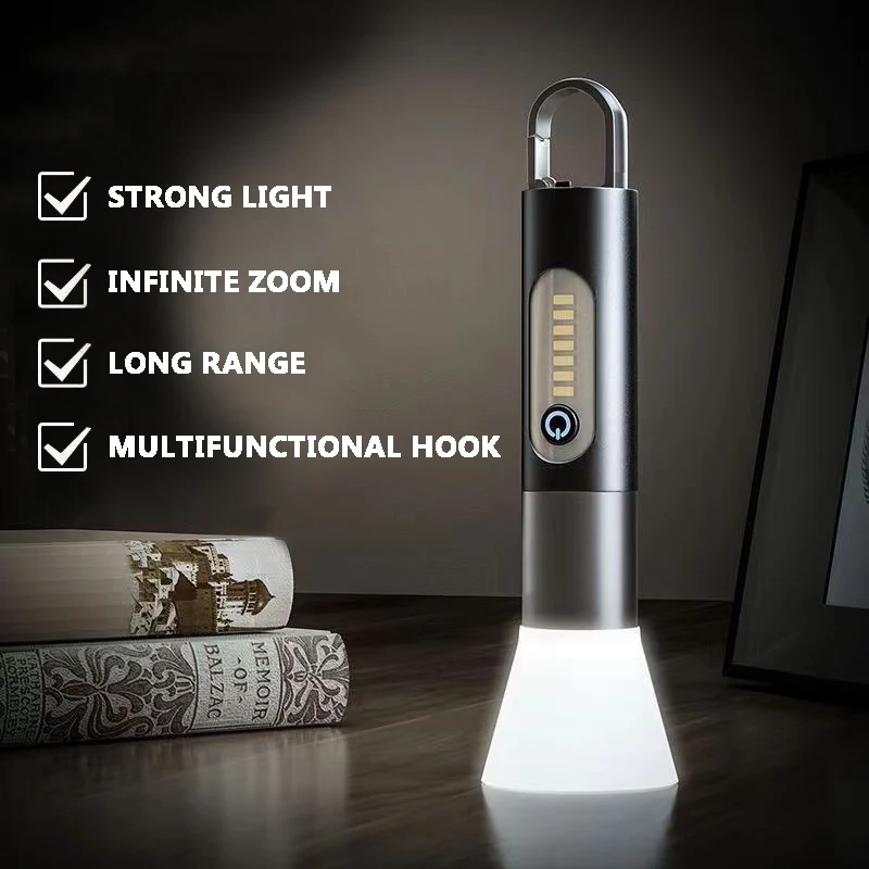 Strong-light-flashlight-multifunctional-long-range-outdoor-camping ...